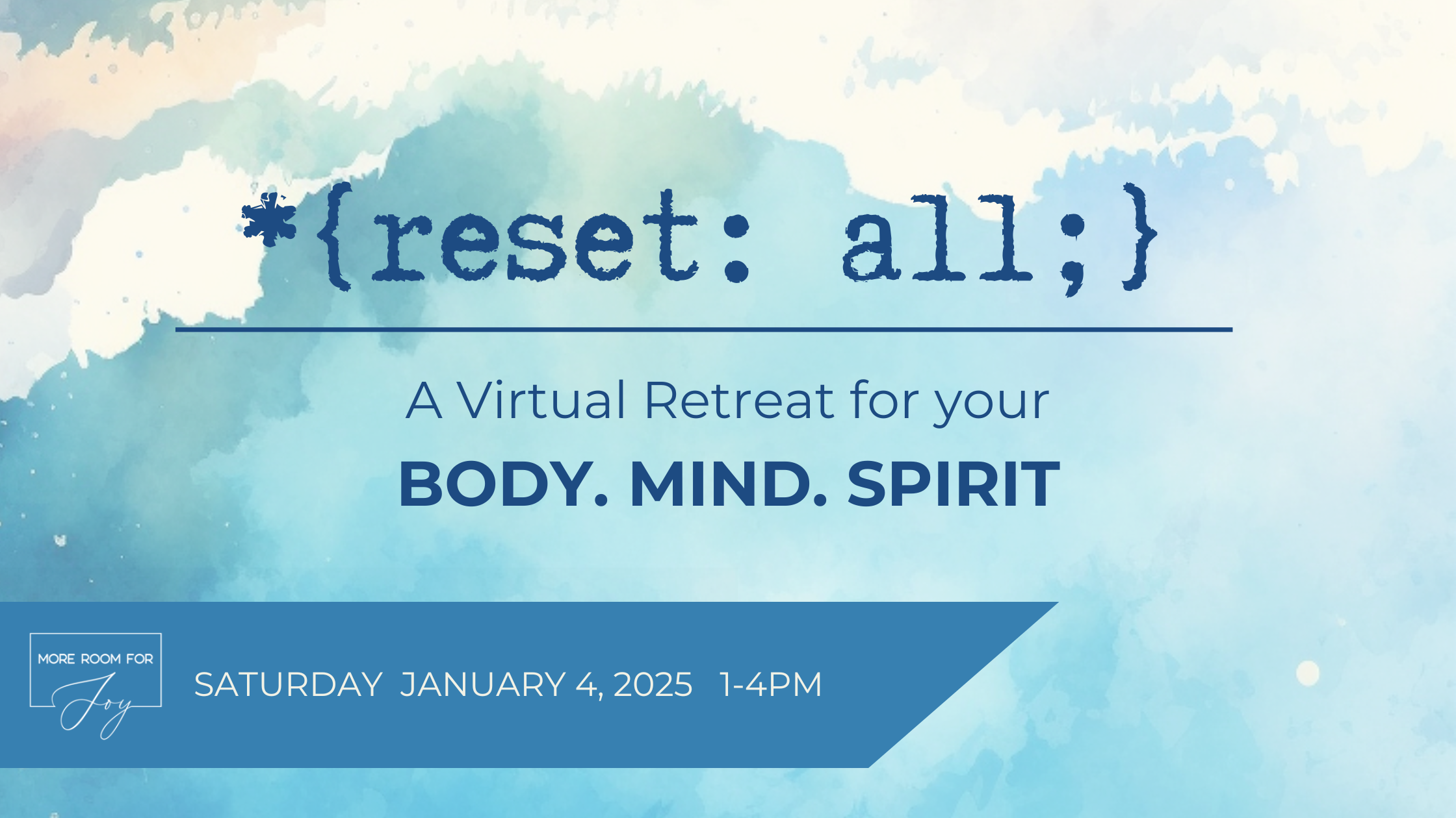 RESET 25 - More Room for Joy